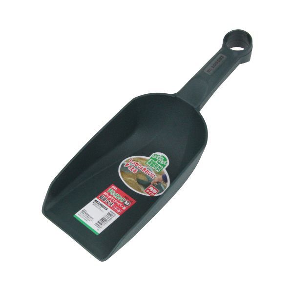 【商品説明】【用途】スコップ。【機能・特徴】土すくい用です。深型形状でたっぷりすくえます。角型形状の為、底面や角でもしっかりすくえます。【仕様】●サイズ：幅約103×高さ約120×奥行き約290mm。●重量：約100g。●タイプ：角型。【材...