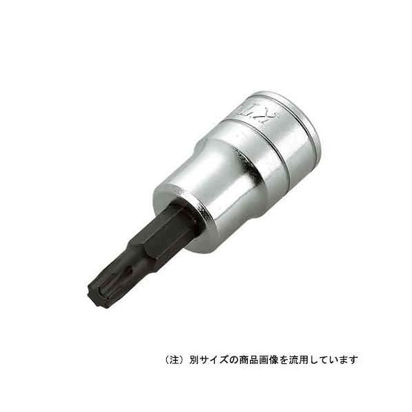 【商品説明】【用途】T型トルクスねじを締め緩めする為のソケットレンチ。【機能・特徴】ビット部は差込式で、交換が可能です。差込角側は応力の集中を防ぐパワーフィット形状を採用しています。【仕様】●サイズ：T27。●差込角：9．5sq．。●ショー...