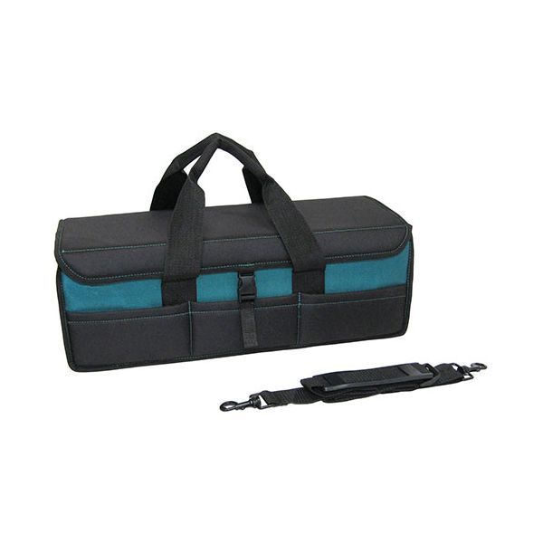 【商品説明】【用途】充電式クリーナーの収納。【機能・特徴】外側ポケット収納付です。本格派のプロ仕様です。【仕様】●外寸：520×190×180mm。●内寸：500×170×160mm。●カラー：グリーン。●ショルダーベルト付き。【材質】●ポ...