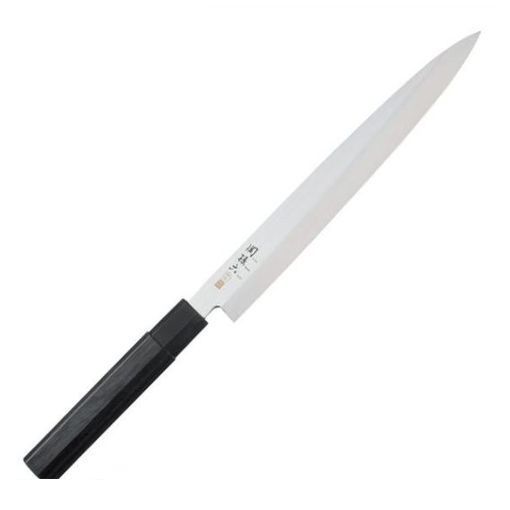 貝印0120-016-410【商品説明】■錆びにくくお手入れ簡単な和包丁。■糸切刃の本格刃付。密閉性の高い口金。フィット感の高い積層強化木八角ハンドル。■サイズ：450X70X25(mm)■サイズ：252g■刃渡り：240mm■材質：刃：モ...