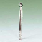 [ 仕様 ]●測定範囲(℃):-20〜50●1℃/1目盛り●クリップ金具付き●ケース材質:真鍮ニッケルメッキ●サイズ:φ8×170mm4974425055005