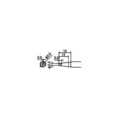 【仕様】●適合コテ：PX-201、PX-335、PX-338、PX342●コテ先名称：W2.4mm【原産国】日本