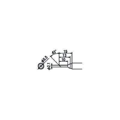 【仕様】●適合コテ：PX-201、PX-335、PX-338、PX342●コテ先名称：φ2.1mm【原産国】日本