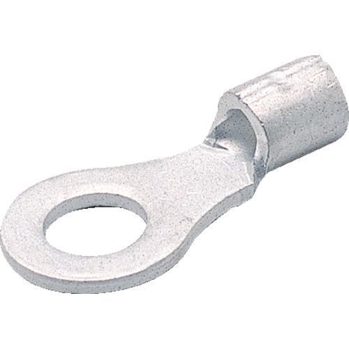 【特長】●接触面（舌部）が丸く、ねじ固定用の取り付け穴がある裸圧着端子です。【用途】●軟銅のより線または、単線の電線を接続するために使用します。【仕様】●電線抱合範囲 より線(［［MM2］］)：1.04〜2.63●外形寸法(mm)：6.6●...