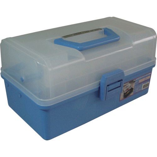 【特長】●上部が半透明なので内部が外から見られます。●工具部品収納ケース、また小物入れ、救急箱、などに最適です。【仕様】●色：ブルー●外形寸法(mm)間口：321●外形寸法(mm)奥行：195●外形寸法(mm)高さ：165●有効内寸(mm)...