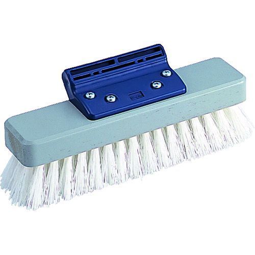 【特長】●コシのあるブラシで床の汚れを取り除きます。【用途】●磨き用。●床洗浄用。【仕様】●幅(mm)：240●奥行(mm)：63●高さ(mm)：93【仕様2】●ワンタッチデッキブラシ【材質／仕上】●甲:天然木●毛:再生PET100%【注意...