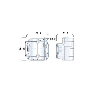 ●小型ワイヤレスデータロガー　　　RTR-5シリーズ　オプション TR-05K3L（大容量バッテリー用 壁面アタッチメント）材質：ポリカーボネート　　付属品：ネジ2本、両面テープ1枚　使用環境温度：−40℃〜80℃※−30℃以下では強い衝撃...