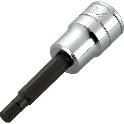 【特長】●ビット部は差込式で交換が可能です。●スタンダードタイプです。●差込角側は応力の集中を防ぐパワーフィット形状を採用しています。【仕様】●差込角(mm)：9.5●全長(mm)：73●対辺寸法(mm)：9【材質／仕上】●特殊工具鋼【原産...