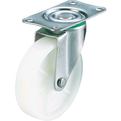 ユーエイキャスターメーカーお問い合わせ：06-6747-5618【特長】●耐水性、耐食性に優れたオールステンレス製金具を使用した標準的な小型キャスターです。●食品、薬品などを扱う水回りやサビを嫌う場所に最適です。【用途】●オールステンレス製...