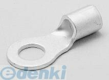 【商品説明】品番　R8-6S　商品名　銅線用裸圧着端子丸形（R形）　各部の寸法（mm）［φd2］　6.4　各部の寸法（mm）［B］　10　各部の寸法（mm）［L］　22.5　各部の寸法（mm）［F］　9.1　各部の寸法（mm）［E］　8.4...