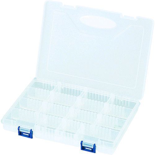 リングスターメーカーお問い合わせ：0743-72-0125【特長】●5.5mmピッチで思いどおりに仕切ることができます。●取り出しやすい4面アール加工となっております。●プロ仕様小物収納ボックスです。●コンポーネントサイズで使いやすくなって...