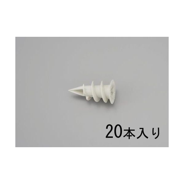 ●全長…30mm●頭部径…15mm●適合ねじ径…3〜4mm●適合ねじ長さ…取付物＋15mm以上20mm以下●材質…ガラス繊維入りナイロン●付属品…下穴用ビス1本●入数は20本入りです。●下穴径…15mm