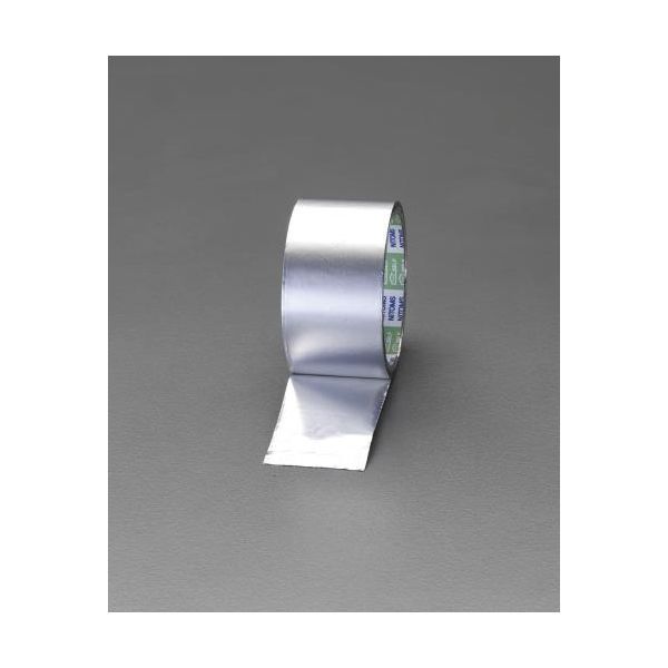 ●サイズ…50mm×10m●厚さ…0.1mm●材質…基材：ポリプロピレン＋軟質アルミ箔、粘着材：アクリル系●すき間シールや雨どい、トタン屋根、波板などの防水、補修に●空調ダクトの補修に●手で切れます。●パッケージ重量…103g