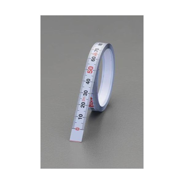 ●全長…2m●幅…10mm●厚み…約0.3mm(粘着テープ含む)●重量…25g●テープ材質…ステンレス●用途…屋外設備・水槽の基準目盛に●JIS1級品相当●裏紙をはがすだけで貼り付けられ、テープをカットすることができます。