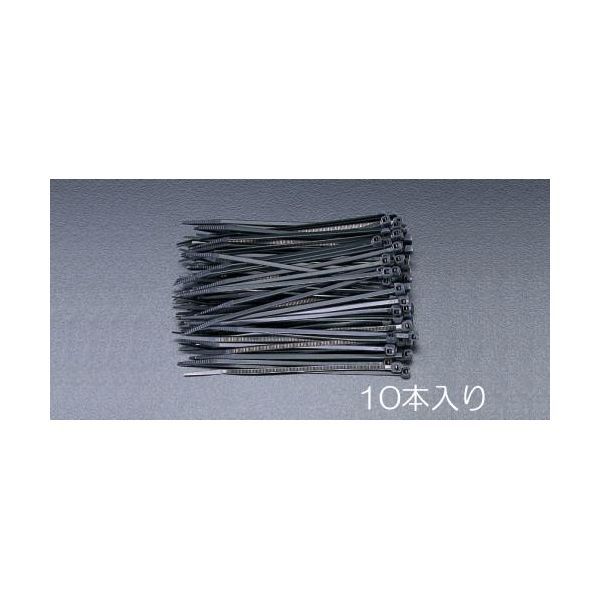 ●カーボン粒の添加により耐紫外線に優れ、屋外の天候条件下で使用できます。●材質…ナイロン66●全長…200mm●幅…4.6mm●最大径…55mm●厚み…1.6mm●使用温度範囲…-40〜85℃●ループ引張強度…標準、22kgf●総重量…約1...