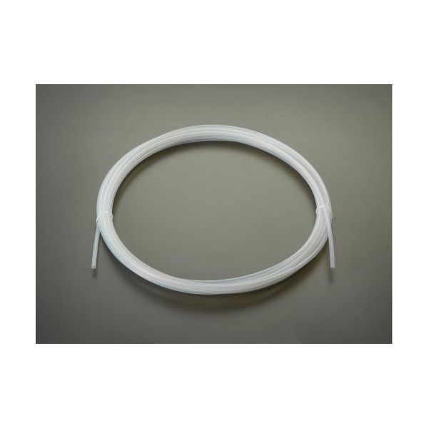 ●材質…フッ素樹脂（PTFE）●最高使用温度…260℃●外径×内径…4×3mm●長さ…2m●使用圧力(常温時)…1.0MPa●特徴…耐熱性・非粘着性・耐薬品性・電気絶縁性などに優れています。