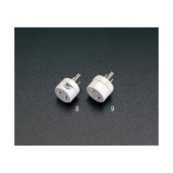 ●コンセント定格…15A・125V　(1500W)●重量…32g●タイプ…OA用逆接地アダプター●2Pコンセントを2P接地コンセントに変換できます。（2P→2P接地）