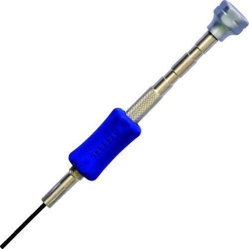 ベッセルメーカーお問い合わせ：0120-999-914【特長】●六角（ヘックス）ドライバーです。●クッショングリップは自在にスライドできるので、使いやすいお好みの位置に移動できます。●ローレット加工で細かな回転が行えます。【用途】●精密機器...