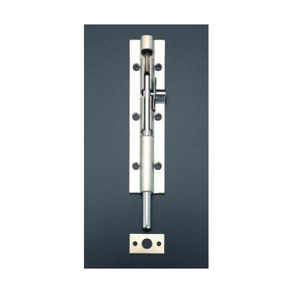 ●材質…ステンレス、　ヘアライン仕上●ベースサイズ…36×155mm●取付穴径…3.5mm●重量…273g●木ねじ3.5×25　6本、3.1×20　2本付