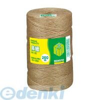 【商品説明】●引っ越しなどの荷作りには、丈夫なこの麻紐が最適です。【商品仕様】巻き長さ：200m●材質/麻●巻き方法/チーズ巻き●ひもの太さ/直径2mm4901480455402