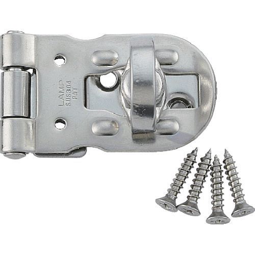 スガツネ工業メーカーお問い合わせ：03-3851-1122【特長】●ステンレス製で耐食性に優れています。●リングのまわりの突起により不用意なリングの回転を防ぎます。●南京錠や封印具と併せて使用できます。【用途】●扉、柵用。【仕様】●L1(m...