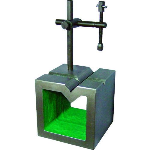 大西測定メーカーお問い合わせ：06-6730-3031【特長】●V溝は90°に仕上されており円筒の簡易検査に適しています。●V溝と金具を利用して対象を固定し、直角線や平行線などの様々なケガキが可能です。●工業用真空包装を採用している為、防塵...