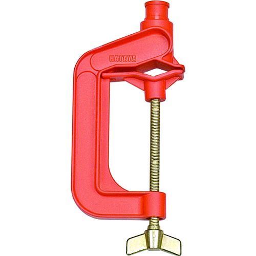 ハタヤメーカーお問い合わせ：0120-686-888【特長】●投光器の交換用バイスです。●フリーナットで締幅の調整がスピーディーにできます。【用途】●投光器バイスの交換用。【仕様】●アゴ深さ(mm)：35●最大口開き(mm)：75●適合機種...