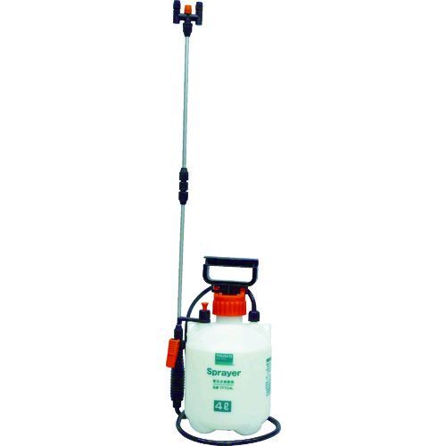 【特長】●二頭口ノズル付です。●過剰な圧力を外部に自動的に放出する安全弁装置付です。●レバーをロックすれば連続噴射が可能です。●先端のノズルを回すことで霧の拡がりを調節できます。●肩に掛けて使用できます。【用途】●消毒液・除草剤・液肥・アル...