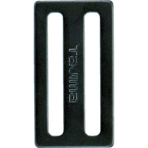 （株）TJMデザインメーカーお問い合わせ：0120-125577【特長】●50mm幅ベルトの安全帯用D環止めです。【仕様】●色：ブラック●適応ベルト幅(mm)：50【材質／仕上】●アルミ【原産国】日本