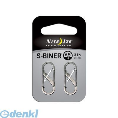 ●2個セット●サイズ：#.5●開口部：5.6mm●最大荷重：2.3kg●サイズ：33mm×12mm×6mm●重量：1個3g●カラー：ステンレスシルバー●素材：S-BINERのステンレスチールタイプです。シャープなデザインとカラーがCOOL！...