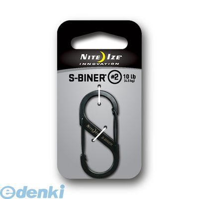 ●サイズ：#2●開口部：9.1mm●最大荷重：4.5kg●サイズ：50mm×22mm×6mm●重量：7g●カラー：ブラックチタン●素材：S-BINERのステンレスチールタイプです。シャープなデザインとカラーがCOOL！見た目だけでなくその便...