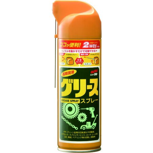 【特長】●耐熱・耐圧タイプのグリースで高い粘度で長期間に渡り、潤滑・防錆効果を発揮します。●噴射ノズルの切り替えもワンアクションで行えて便利です。【用途】●自動車、オートバイ、自転車のギア、チェーン、ワイヤーの潤滑、防錆に。●電気系統の防湿...