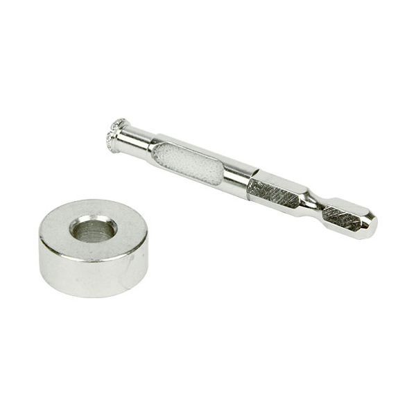 【用途】硬質タイル・磁器タイル・石材・ブロック・モルタル・レンガ・陶器等の穴あけ作業。【機能・特徴】仕上がりは欠けもなく非常にきれいで、超硬ドリルの10倍以上長持ちします。溶着ダイヤモンドなので、電着よりも耐久性があります。ガイドリングを付...