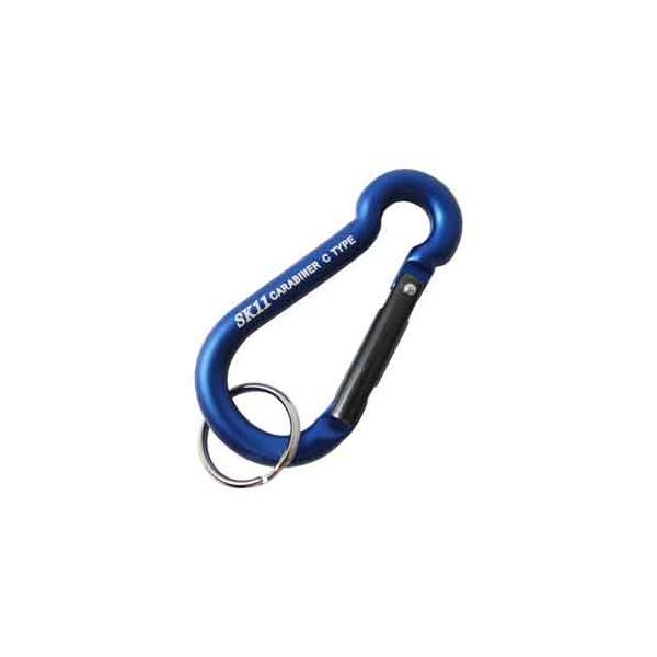 【用途】簡易工具つりさげ。【機能・特徴】つりさげたものがズレにくい形状です。【仕様】●6×60mm。●色：ブルー。●アルミ二ウム。【注意事項ほか】本品は簡易に工具などをつりさげるもので、登山用ではありません。損傷摩耗などで変形した場合には使...