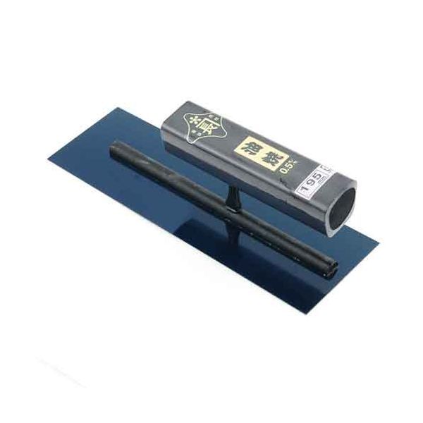 【用途】下地壁を薄く塗りつける時の仕上塗り。【機能・特徴】ハードトランダム接着で、有機溶剤に対して耐久性があります。独自の背金形状により鏝板が常に一定して摩耗するため、長時間使用しても使い良さが変わりません。【仕様】●サイズ：195mm。●...