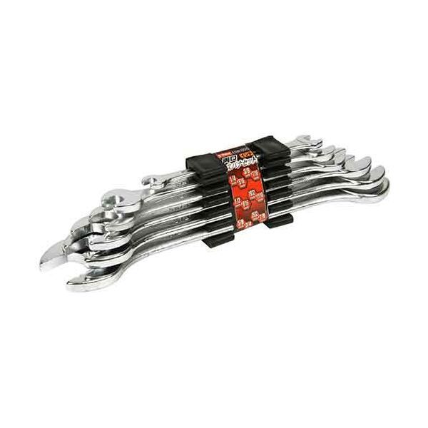 【用途】六角ボルト・ナットの締付け、緩め作業。【機能・特徴】よく使うサイズをセット組しました。【仕様】●セット内容：1/4X5/16・3/8X7/16・1/2X9/16。●19/32X11/16・5/8X3/4・25/32X7/8。●クロー...