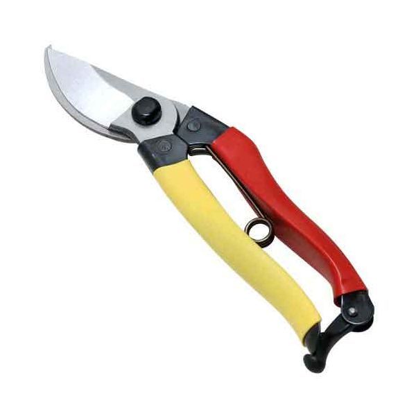 【用途】剪定鋏。【機能・特徴】剪定・整枝作業用です。【仕様】●グリップカラー：レッド・イエロー。●左利き用。●最大切断径：15mm。●刃部：刃物鋼。【注意事項ほか】本来の用途以外には使用しないで下さい。使用前には本体あるいは部品にがたつき・...