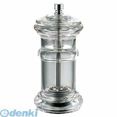 ●外寸1：φ63×H140●材質1：アクリル●材質2：刃部：スチール●原産国：アメリカ●上部はソルトシェーカー、下部はペパーミルの1台2役。●1辺(mm)：70●2辺(mm)：140●3辺(mm)：70●重量(g)：270●製品重量(g)：...