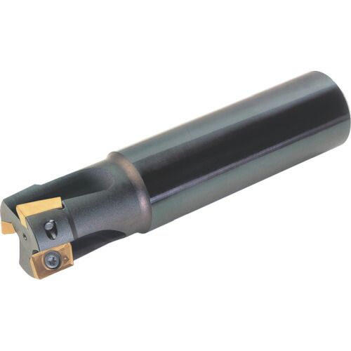 日立ツールメーカーお問い合わせ：0120-134159【特長】●切れ味と刃先強度を兼ね備えたハイレーキ刃形のショルダーミル。●傾斜加工も可能な多機能工具でブレード加工に適しています。【用途】●加工形状:平面、側面、曲面、溝、彫込み、ヘリカル...