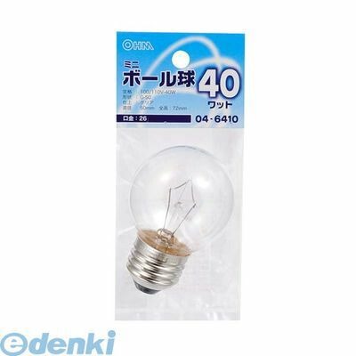 ●≪G−50（径50mm）タイプのミニボール球ラインアップ≫口金区分色商品番号備考E2610Wクリア04-6489ホワイト04-9083イエロー04-9696※納期10日程度レッド04-9697※納期10日程度25Wクリア04-6409ホワ...