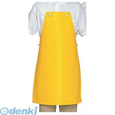 ●仕様：キイロ●メーカー品番 色 幅×着丈(mm)：6650 キイロ 620×800●サイズ:フリービニールレザー0.65mm厚●厚くて丈夫なレザー調の生地をカラフルで手軽な形に仕上げました。●水仕事を考慮し、あえてポケットなしにしています...
