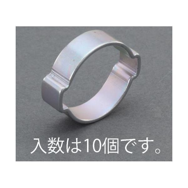 ●材質…スチール(亜鉛メッキ)●EA463PJ-1-2のプライヤーでカシメて締付けて下さい。●バンド幅…6mm●適合直径…11〜13mm