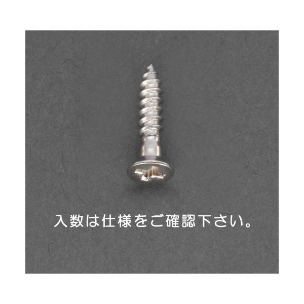 ●材質…真鍮製（ニッケルメッキ）●頭形状…(＋)皿頭●サイズ…M3.8×16mm●入数…10本