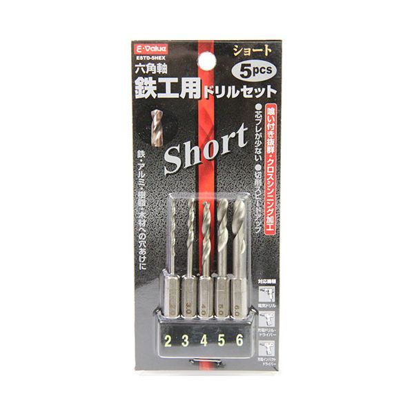 【用途】鉄・軽金属・樹脂・木材への穴あけ作業。【機能・特徴】刃先にはシンニング加工を施している為、材料への食いつきが良くすべりにくです。6.35mm六角軸を採用しており、チャック滑りが少なくインパクトドライバーでの使用が可能です。【仕様】●...