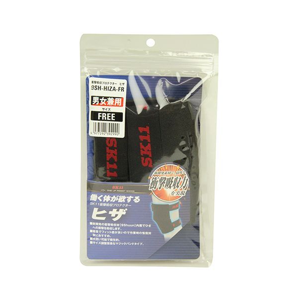 【用途】ひざの保護や衝撃軽減。【機能・特徴】水洗い可能で常に衛生的に使用可能です。外部からの衝撃を吸収しヒザの怪我を防止します。軽量でフィット感が良いので、作業時の怪我対策におすすめです。サイズ調節が容易なマジックバンドタイプです。【仕様】...