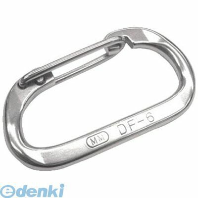 ●開口部が大きく使用しやすいジョイント金具です。●ばね状のリング部をたおす（押す）ことで、開閉できます。●チェーン・ワイヤー・ロープ等の連結金具として、また端末の金具のジョイントに。●使用荷重(kN):0.69●t(mm):4.5●D2(m...