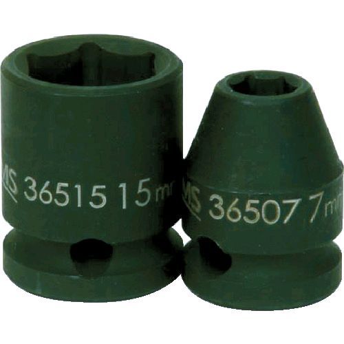 【特長】●面接触でボルト・ナットをしっかり捉えます。●電動、エアインパクトレンチ用です。●インパクト使用のために特殊熱処理加工を施し強度、耐久性、安全性を高めています。●SUPER TORQUE［［R下］］により、ボルト・ナットを変形させず...