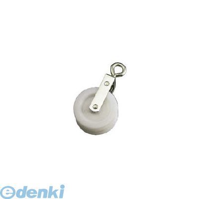 ●小型・軽量の滑車です。●ロープ用調整滑車として。●車数:2●D(mm):6●B(mm):35●L(mm):125●タイプ:アイ●車径W(mm):66●車溝幅(mm):9●使用ロープ径(mm):〜9●質量(g):147●d (mm):14●...