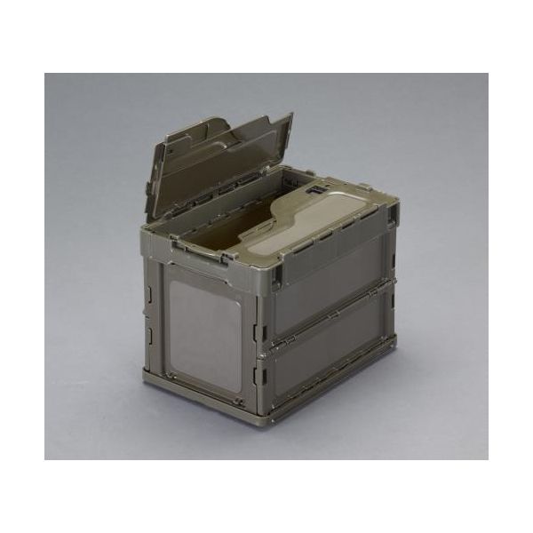 ●容量(L)…20.0●材質…ポリプロピレン●サイズ(mm)…外寸：364×264×283(H)内寸：330×230×260(H)●入数…1個●ESCOオリジナル　人気のオリーブドラブ色（OD色）コンテナ●ふた一体型（扉ふた）タイプ●『A4...