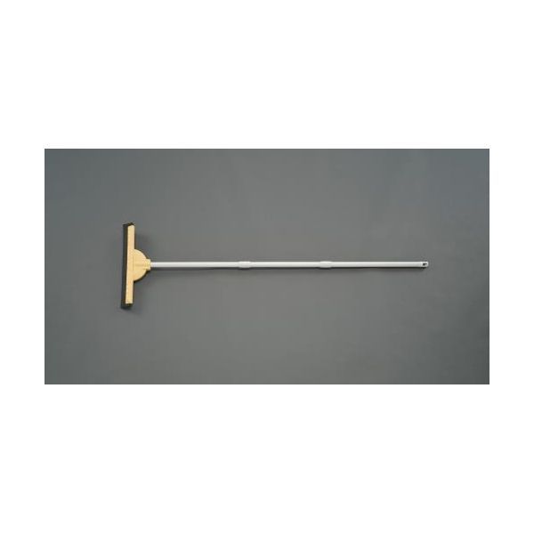 ●材質…ヘッド部：ポリプロピレン・クロロプレンゴム、柄：スチールパイプにポリエチレン接着被膜●水切り用●押し引きに応じてゴムの角度が変わるので除水がスムーズです。●ゴム幅…400mm●全長…1365mm●入数…1本